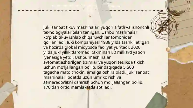 Tikuv mashinalarining turlari va ishlash printsiplari
