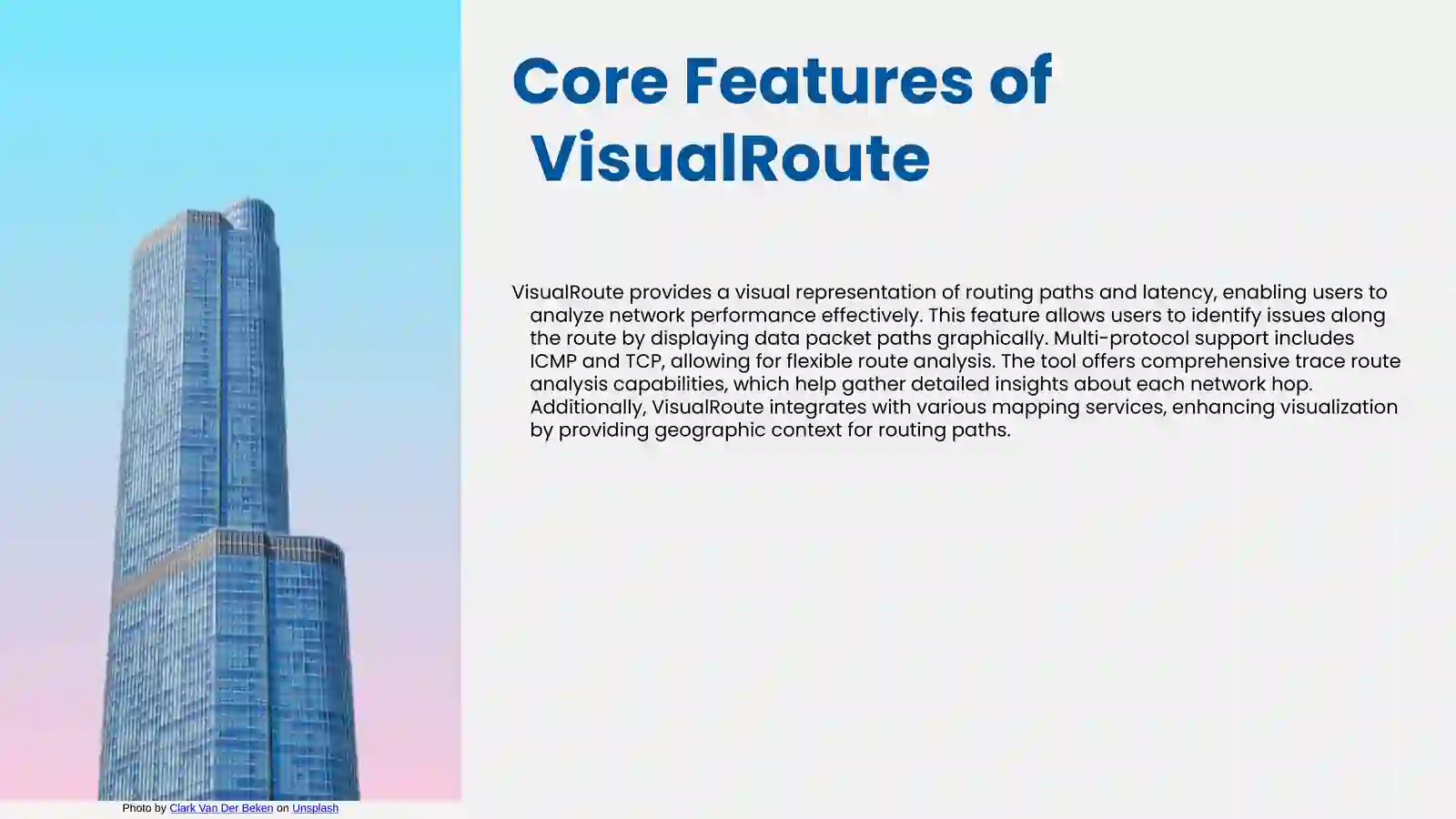 VisualRoute Trace