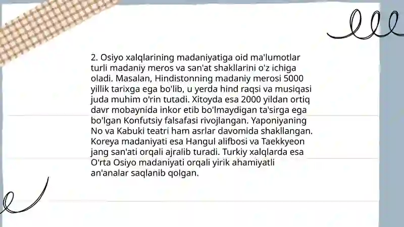 Osiyo xalqlari