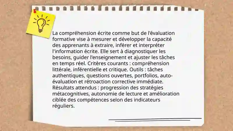 Compréhension écrite
