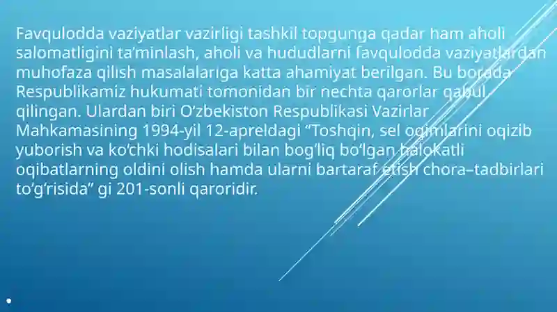 Fuqaro muhofazasi haqida.