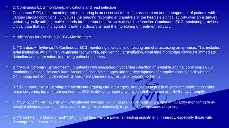 Monitoring devices in ICU