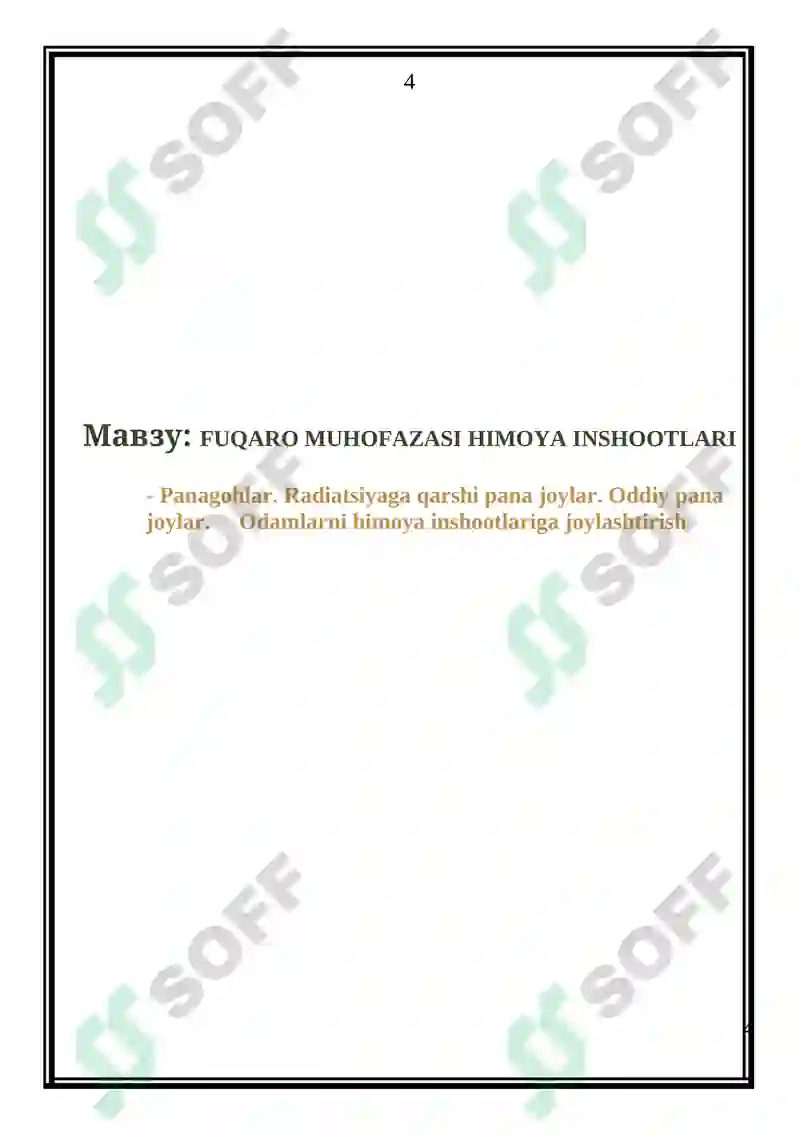 FUQARO MUHOFAZASI HIMOYA INSHOOTLARI
