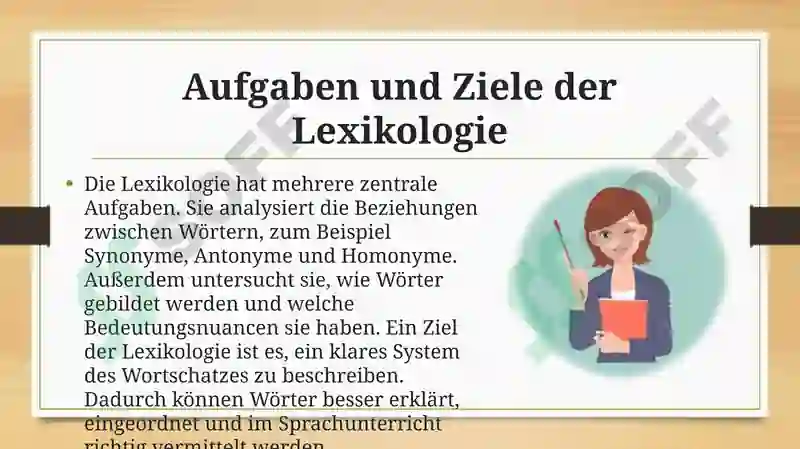 Lexikologie als Wissenschaft